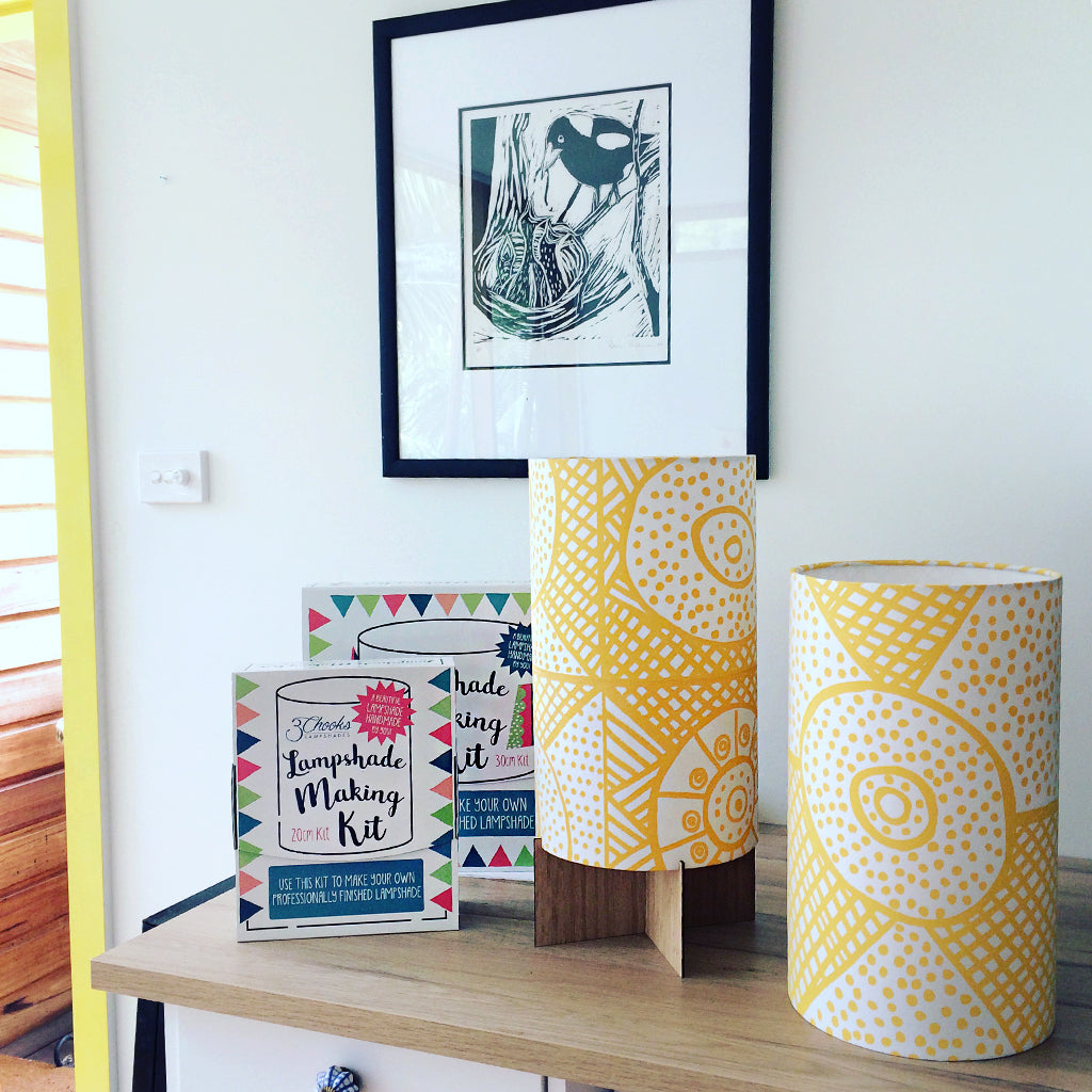Simple Lamp Base - Bamboo – 3Chooks Lampshades