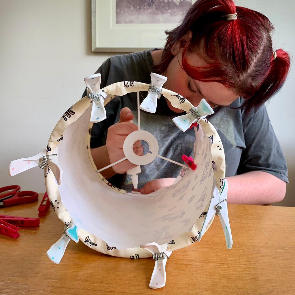 3Chooks Lampshade Making Workshop - Learn how to make a lampshade ...